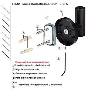 TUNNY 3 Pack Round Bathroom Towel Hooks -Champagne Gold Robe Hooks Coat Hooks Wall Hooks for Bathroom Hooks Bedroom Hooks Kitchen Hooks