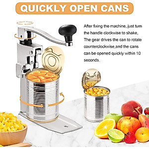 Commercial Can Opener Industrial Can Opener 13inch Heavy Duty Commercial Kitchen Restaurant Can Opener Table Bench Clamp Commercial Grade Manual Can Opener