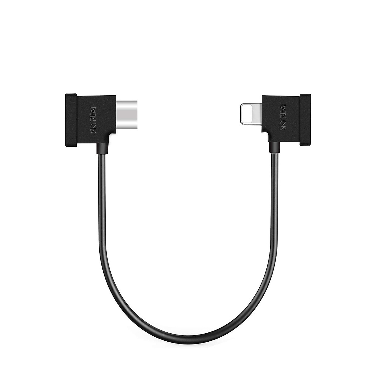 Skyreat 1.14 ft / 35 cm USB C to iOS Phone Cable Cord,Right Size Angle for DJI Mini 2/3 Pro/Mavic Air 2 / Mavic 3 Remote Controller & iPhone,iPad Devices