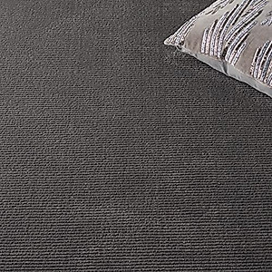 Safavieh Revive Collection 8' x 10' Charcoal REV102H Non-Shedding Solid Area Rug