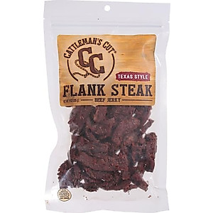 Cattleman's Cut Texas Style Flank Steak Beef Jerky, 9 Ounce