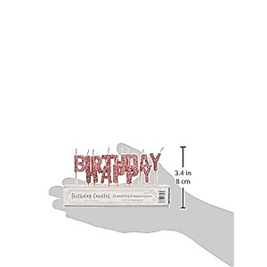 Pick Candles (3") - Perfect for Birthdays & Special Occasions, Birthday, Blush, Pack of 13