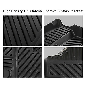 RZR Front Floor Mats, A&UTV PRO Floor Liners All Weather Protection Compatible for 2014-2023 Polaris RZR XP 1000 900 S XC Turbo 2 Doors Accessories Replace # 2880414