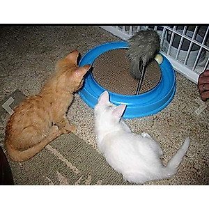 AUOON Cat Scratcher Toy, Cat Toy, Scratch pad,Scratching Toy,Post Pad Interactive Training Exercise Mouse Play Toy with Ball