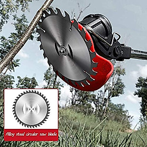 FGHTH Cordless Grass Trimmer Lawn Mower Electric Garden Handheld Strimmer with 48V Lithium-Ion Battery, 8 Blades