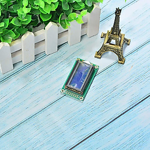 Comimark 2Pcs Blue 0802 LCD 8x2 Character LCD Display Module 5V LCM for Arduino Raspberry