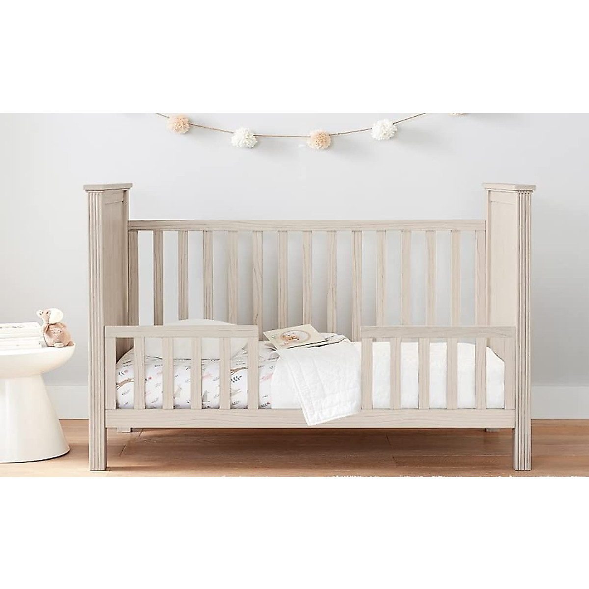 3-Piece 100% Cotton Toddler Sheet Set,One Fitted Sheet, Flat Sheet and Envelope Pillowcase, Toddler Bed Set,Crib Sheets Set,Mini Crib Sheets-Light Blue Solid