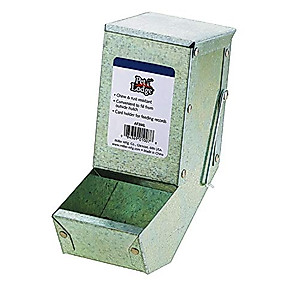 Rabbit Feeder with Metal Bottom and Lid Size: 3"