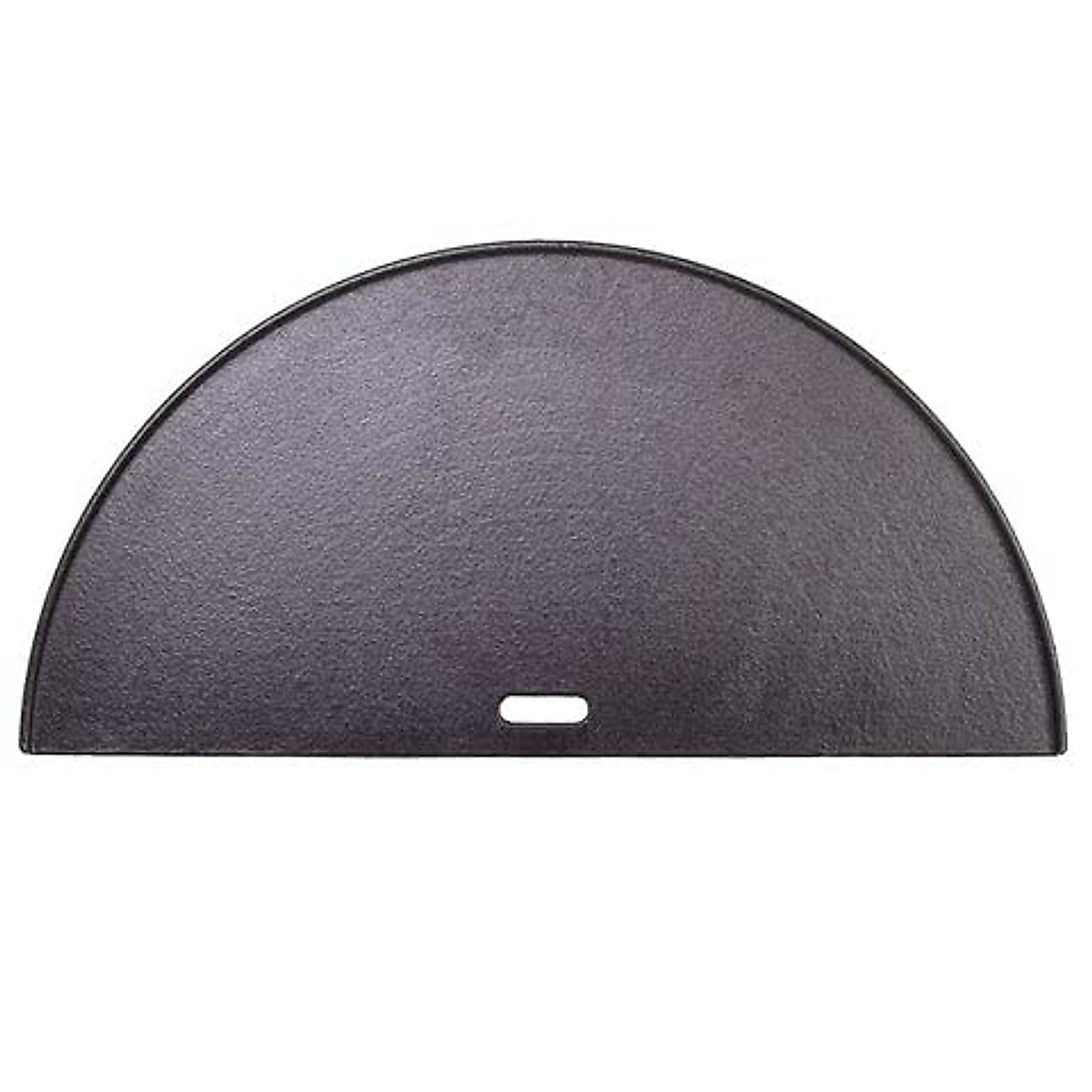 Half Moon Cast Iron Reversible Griddle for Large Big Green Egg and 18-Inch Kamado Grills