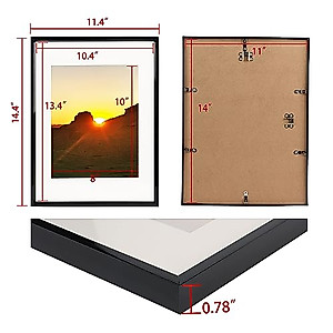 Aynoo 11x14 Picture Frame In Black 3 Pack 8x10 11x14 Picture Frame Black Set of 3 Wood Collage Display Pictures 8x10 11x14 inch Picture Frame in Black for Wall Display Photos 11x14