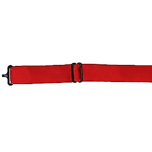 tiemart Solid Color Floppy Bow Tie (Red)
