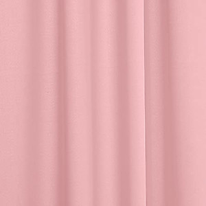 AK TRADING CO. 10 feet x 8 feet Polyester Backdrop Drapes Curtains Panels with Rod Pockets - Wedding Ceremony Party Home Window Decorations - Blush Pink