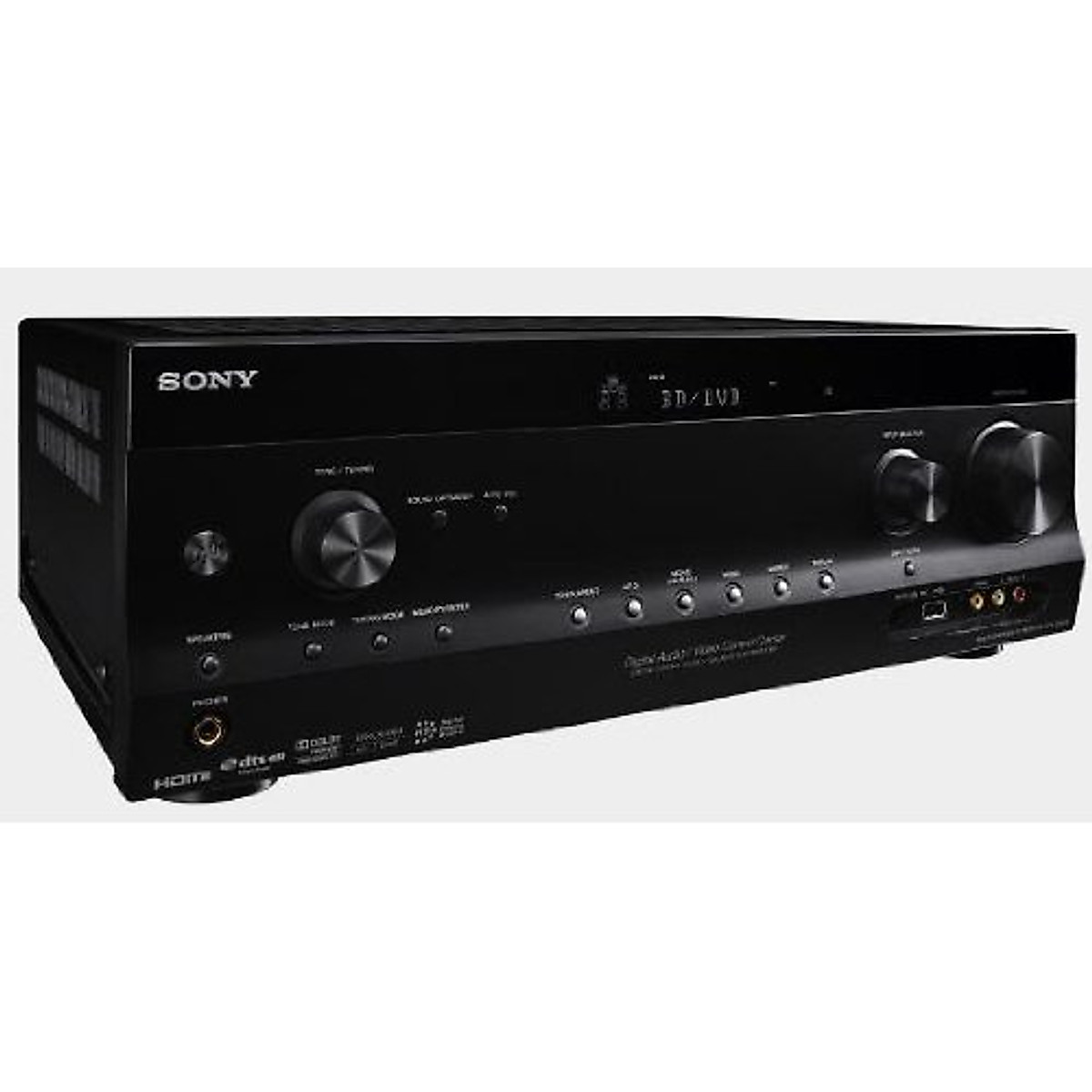 Sony HD Digital Cinematic Sound 735 Watts 7.1 Channel 3D A/V Receiver with iPhone & iPod Playback + Yamaha Natural Sound Custom Install In-Ceiling 2-Way 120 watts Speaker (Set of 6) with 1" Tweeters & 8" Woofer + 100ft 16 AWG Speaker Wire