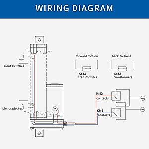 Stroke 250mm 100N 10 Inch Stroke Linear Actuator 12V Force 22lbs Linear Motion Actuator, Electric Actuator 2"/s Heavy Duty with Mounting Bracket