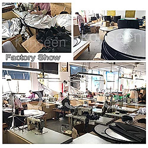 5-in-1 Oval Light Reflector 24 x 35 inch (60 x 90cm) Portable Collapsible Photography Studio Photo Camera Lighting Reflectors/Diffuser Kit with Carrying Case