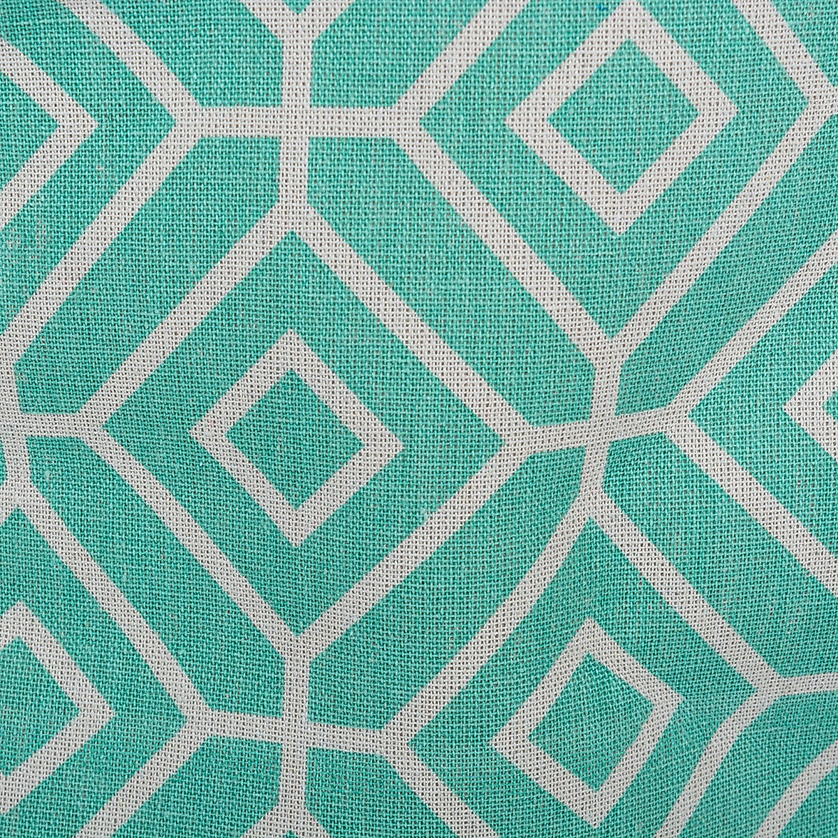 DII Collapsible Polyester Storage Bin, Stained Glass, Aqua, Large Rectangle