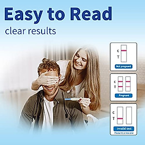 DAVID Pregnancy Tests Early Detection HCG Test for Fertility Women, Over 99% Accurate and Reliable Results, Pruebas De Embarazo 6 Days Before Missed Period for at-Home Use - 6 Count