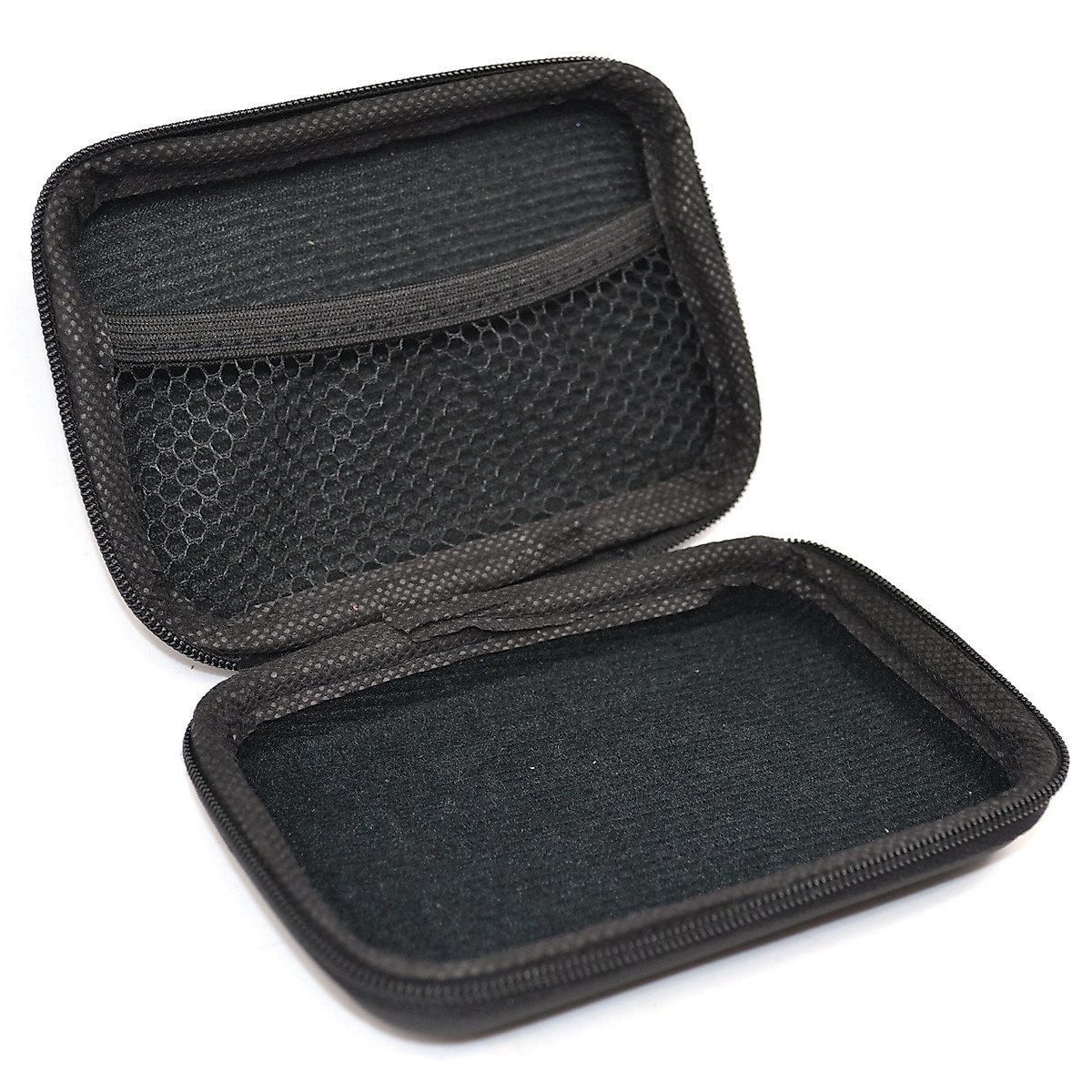 Teak Tuning Fingerboard Travel Carry Case, Mini - Hard Protective Shell, Black - 4.5" x 3" x 1.5" Mini Version