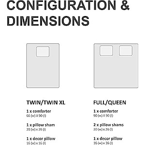 Comfort Spaces Vivian Comforter Set Ultra Soft All Season Lightweight Modern Geometric Glam Metallic Print Bedding, Matching Sham, Decorative Pillow, Full/Queen, Geometric Blush/Gold