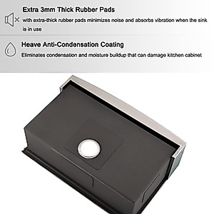 30 Inch Stainless Steel Farmhouse Sink - Abironl 30"x22" Farmhouse Apron Front Farm Sink Ledge Workstation Kitchen Sink 16 Guage Stainless Steel Farm Sink for Kitchens