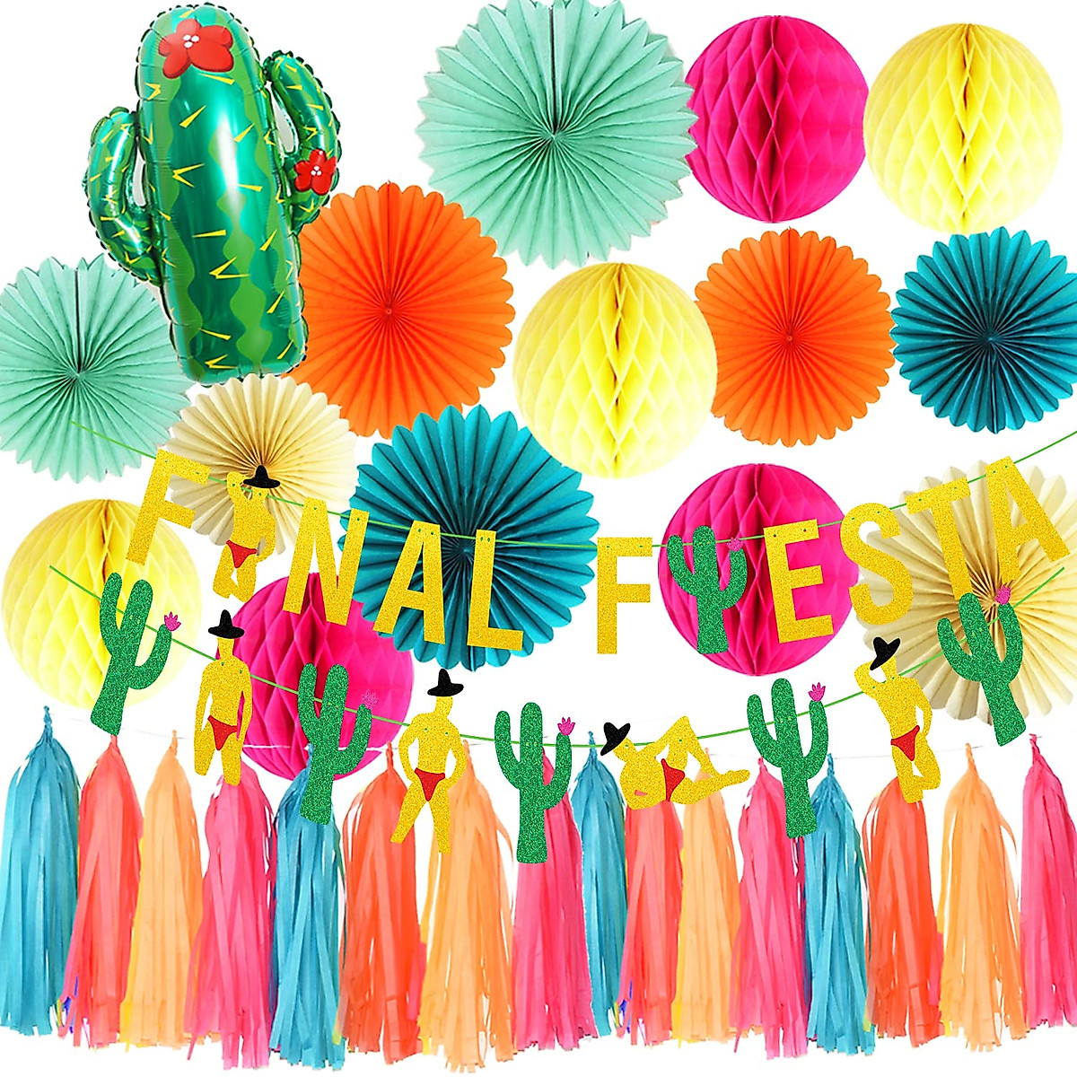 Final Fiesta Bachelorette Party Decorations Fiesta Bridal Shower Final Fiesta Banner Mexican Fiesta Theme Party Decor Mexico Hen Party Supplies Decor