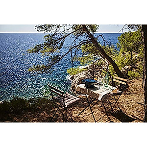 STAUB 1003317 Cast Iron Roaster/Cocotte, Round, 28 cm, 6.7 L, La Mer