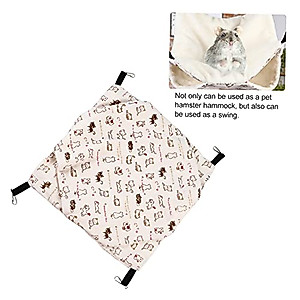 Glider House Plush Silk Animals Layer Winter Sleeping Ferret Bed Nest Bird Bedding Snuggle Warm Guinea Hammock Beige Pet Hedgehog Sack Glider/Squirrel/Ferret/Gerbil/Chinchilla