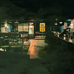 Metal Tin Sign No Wake Zone Background Vector Illustration-Retro Home Kitchen Office Garden Garage Wall Decor