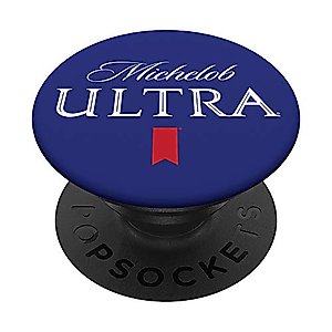 Michelob Ultra Blue Logo PopSockets Stand for Smartphones & Tablets PopSockets PopGrip: Swappable Grip for Phones & Tablets