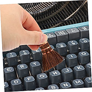 LABRIMP Small Broom Pendant Hard Brown Silk Hand Made