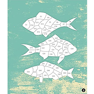 Brain Games - Sticker by Number - Vintage: Sea Life (28 Images to Sticker)