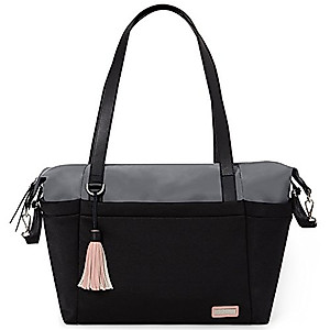 Skip Hop Nolita Neoprene Diaper Tote, Black/Grey