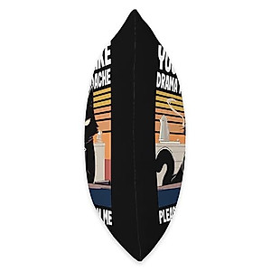 Black Cat You Smell Like Drama And A Headache Funny Black Cat Coffee You Smell Like Drama and A Headache Throw Pillow, 18x18, Multicolor