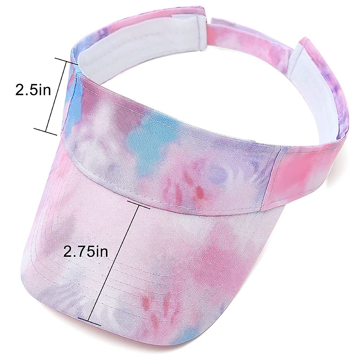 DOANNOTIUM Sport Sun Visor Hats Tie-dye Ball Caps Empty Top Baseball Sun Cap for Men Women