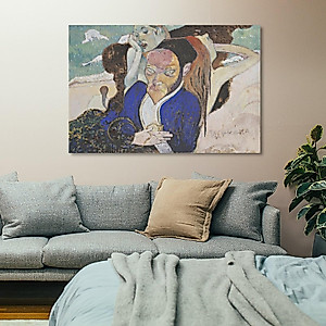 shefei Paul Gauguin Nirvana Portrait of Meyer De Haan Poster Decorative Painting Canvas Wall Art Living Room Posters Bedroom Painting 16x24inch(40x60cm)