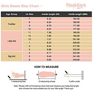 PANDANINJIA Alyssa Girls Fashion Boots Square-Toe Dress Boots Low Heel Ankle Booties with Zipper for Toddler Little Kids Big Kids (White Pu, 2 M US Little Kid)