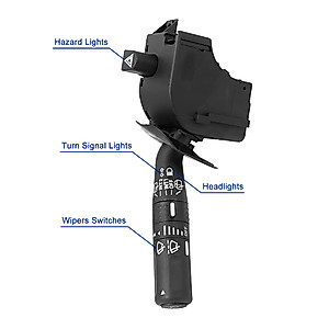 X AUTOHAUX Turn Signal Switch Windshield Wiper Combination Switch for Ford Explorer 02-05 Expedition 03-06 for Mercury Mountaineer 02-05 2L2Z13K359AAB CBS-1172