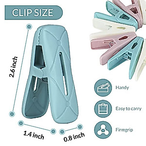 Chip Clips,Bag Clips,Chip Clip,Clips for Food Packages,Bag Clips for Food Chip Clips Bag Clips Food Clips,Clip Clothespins Plastic Clothes Pins for Photo and Crafts Indoor and Outdoor Pack of 36