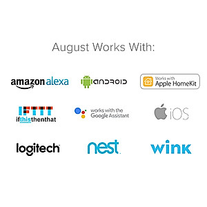 August Smart Lock, 2nd Generation, HomeKit enabled (Silver)