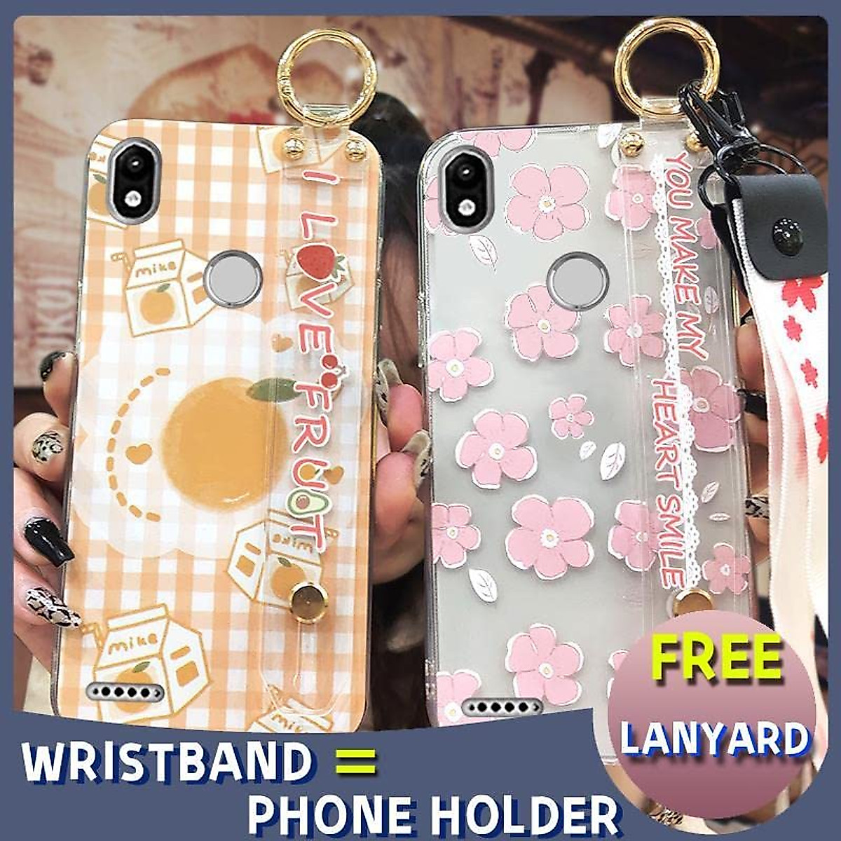 Lulumi Beautiful Cute Phone Case for Infinix Smart 2 X5515, Shockproof for Woman for Man Black Case for Girls Anti-dust Cover Back Cover for Men Dirt-Resistant TPU Fashion Design, 5