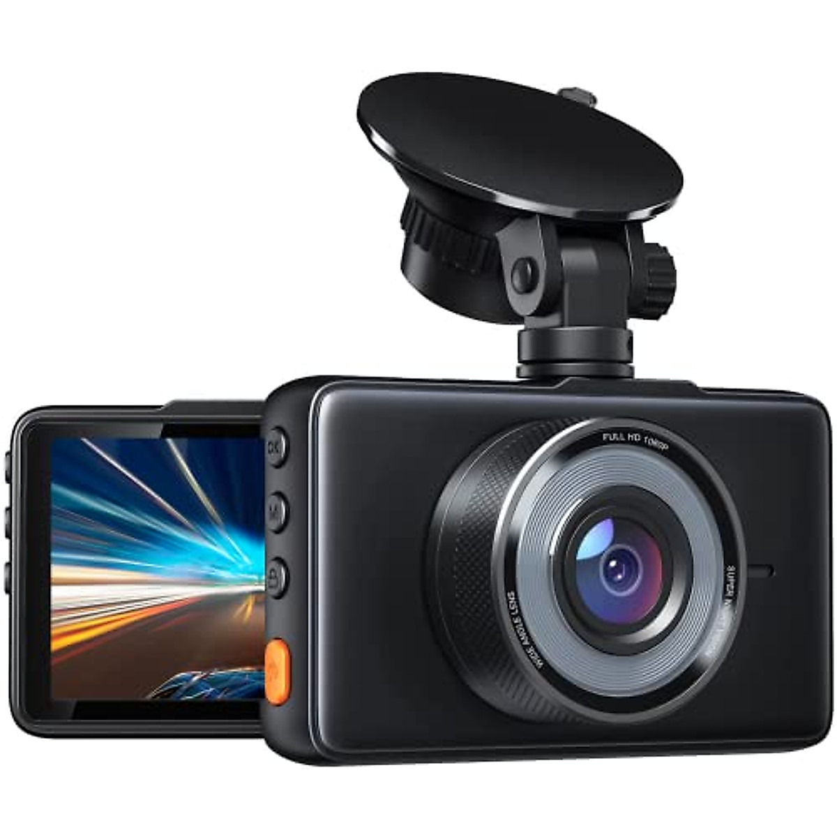 DAJKRTIA Dash Cam 1080P Car Dash Camera, Super Night Vision Driving Recorder 3 Inch LCD Screen 170° Wide Angle, G-Sensor, Accident Record, Loop Recording