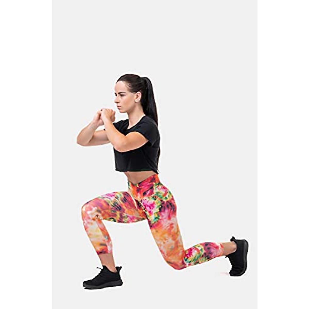 NEBBIA Be Your Own Hero 7/8 Length Leggings 574 Rainbow