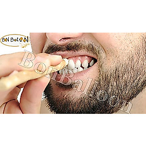 bonballoon Sewak Siwak Meswak Miswak Sticks Stick Al Muslim Natural Herbal Toothbrush Vacuum Sealed Arak Peelu Natural Flavored Brush Tooth Toothbrush 100% Organic (Three (3) Toothstick)