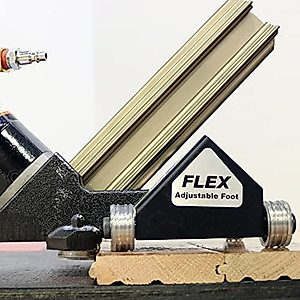 Powernail 445PRXLSW Pneumatic 16 Gauge L-Cleat Flooring Nailer with FLEX Power Roller adjustable base