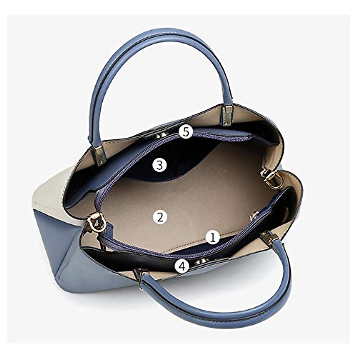 Ladies Fashion Ladies Wallets and Handbags Leather Tote Bags Shoulder Tote Bags