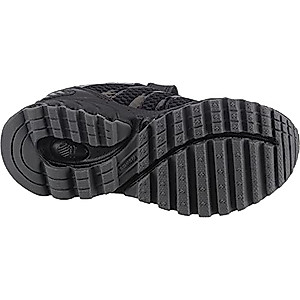 K-Swiss Boy's Tubes Comfort 200 Strap Training Shoe Cross Trainer, Black/Charcoal, 3 Little Kid