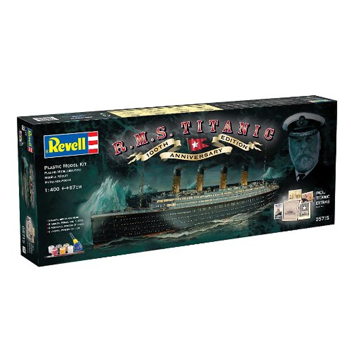 Revell 05715 1:400 RMS Titanic 100th Anniversary Edition Gift Set