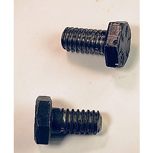 Serval Products 1/4-20 X 1 Left Hand (Reverse) Thread Hex Bolt Grade 8 Full Thread (2-Pack)