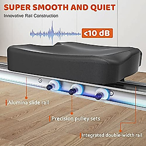 Niceday Rowing Machine for Home Use, Hyper-Quiet Magnetic Rower with 16 Resistance Levels & 350LBS Loading Capacity