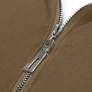 Padaleks Womens Casual Hoodie Dress Cozy Solid Long Sleeve Zipper Slim Fit Dresses Pullover Sweater with Belted